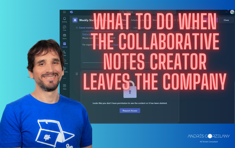 What to do when the collaborative notes creator leaves the company ...