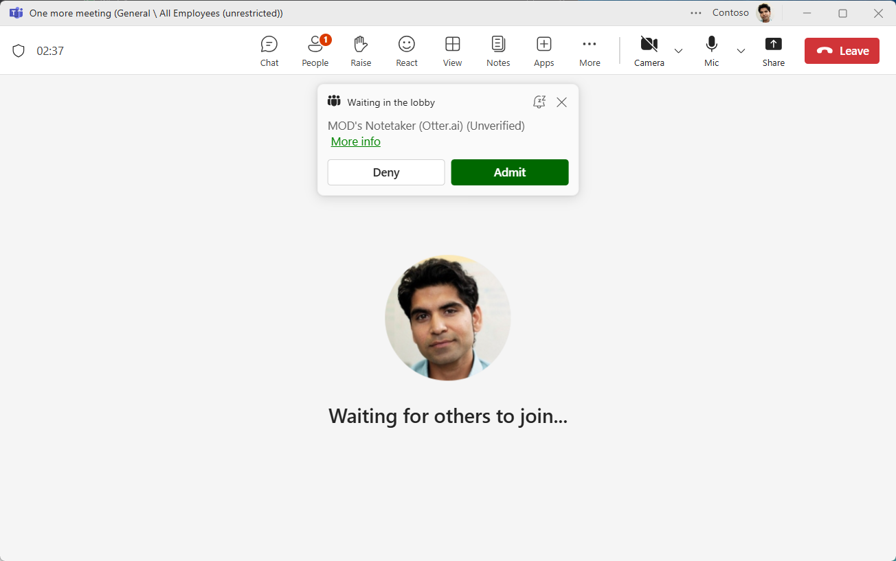 Is it possible to block Otter.Ai from Joining Teams Meetings? – Andrés ...