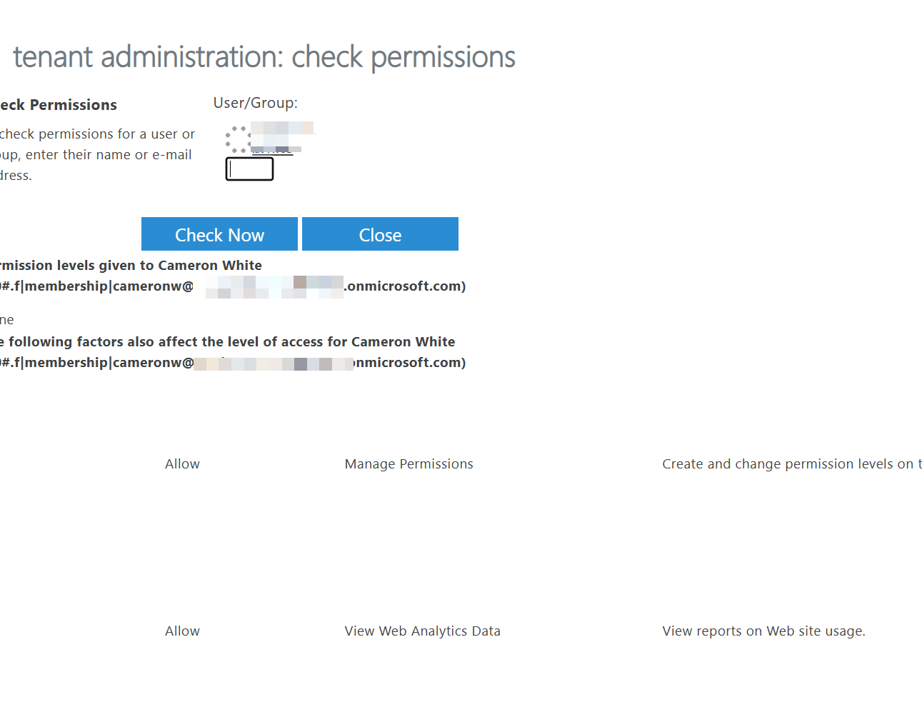 Access denied in the SharePoint Admin Center – Andrés Gorzelany