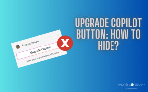 New Upgrade Copilot button – Andrés Gorzelany